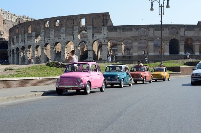 Visite de Rome en Fiat 500 - Destination Rome